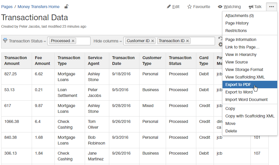 Exporting Table Data - (OUTDATED) Table Filter and Charts for ...