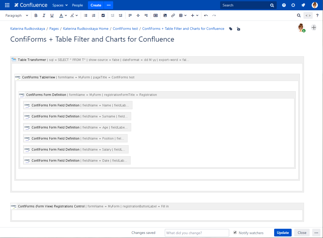 ConfiForms - Table Filter, Charts & Spreadsheets for Confluence ...
