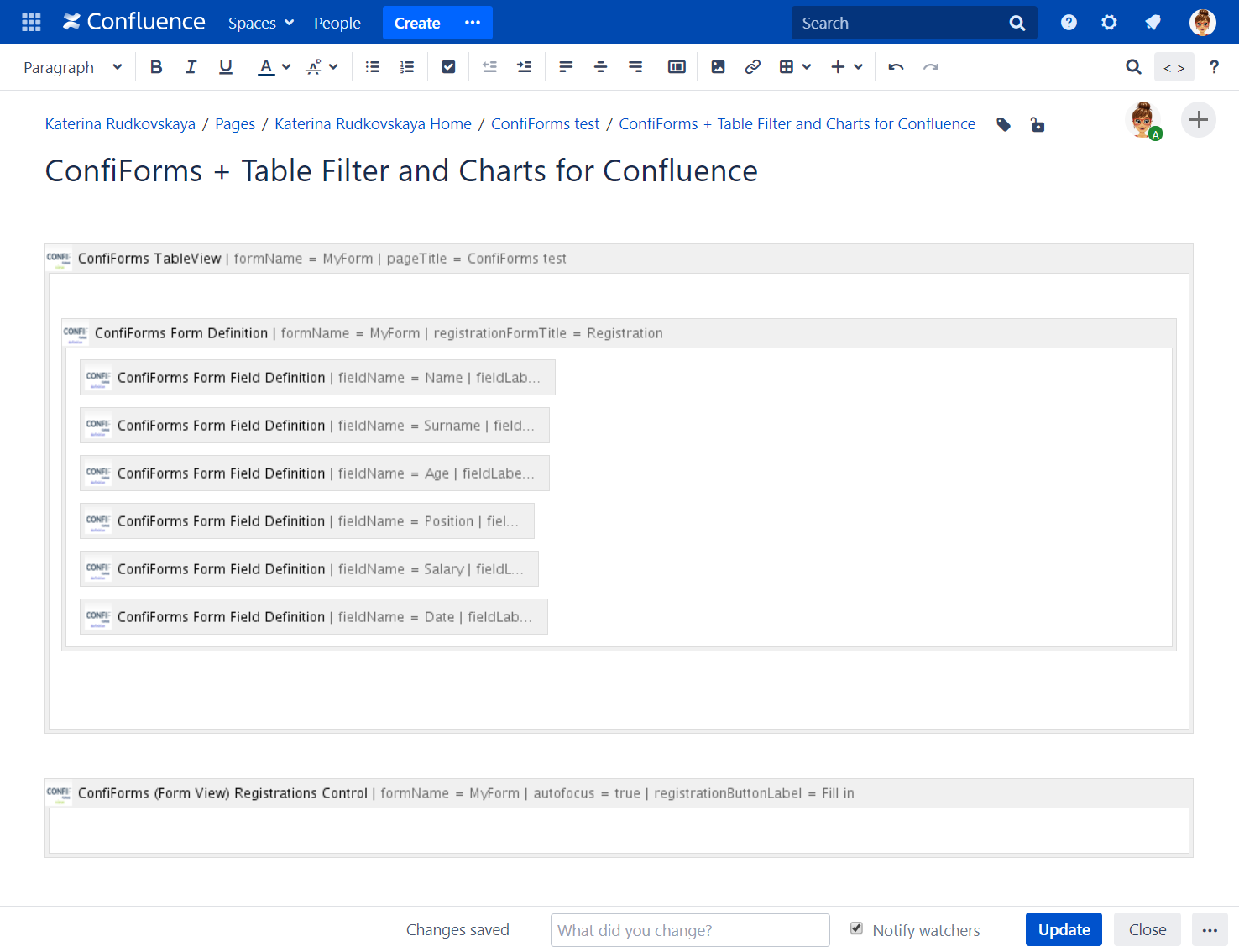 ConfiForms - Table Filter, Charts & Spreadsheets for Confluence - Knowledge base - StiltSoft Docs