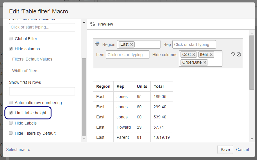 How to use Table filter macro - Table Filter for Confluence - StiltSoft ...