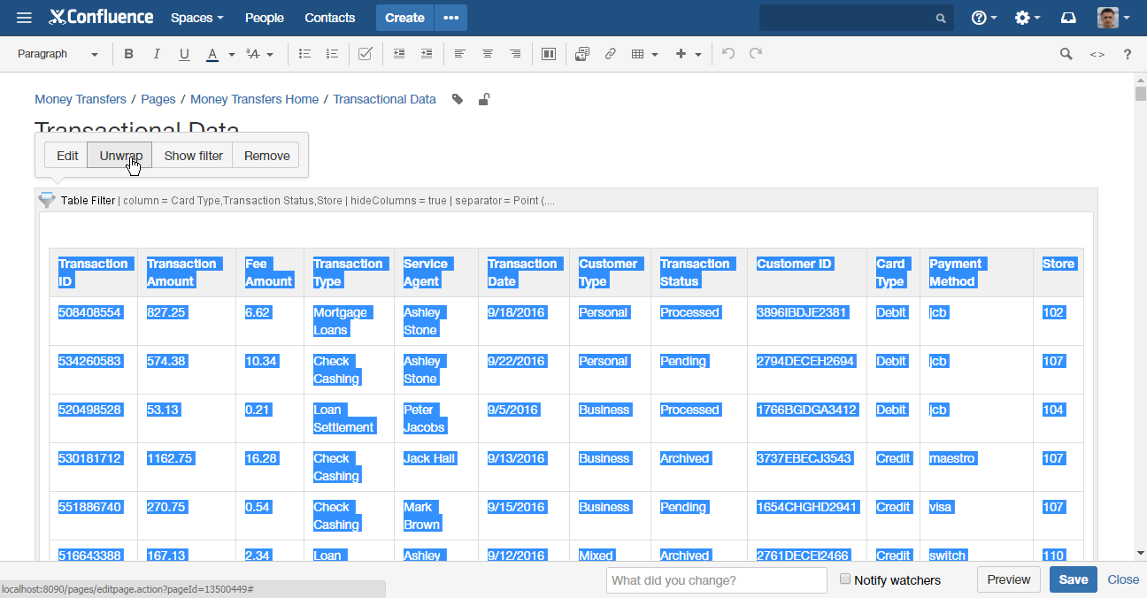 How to use Table filter macro - StiltSoft Docs - (OUTDATED) Table ...