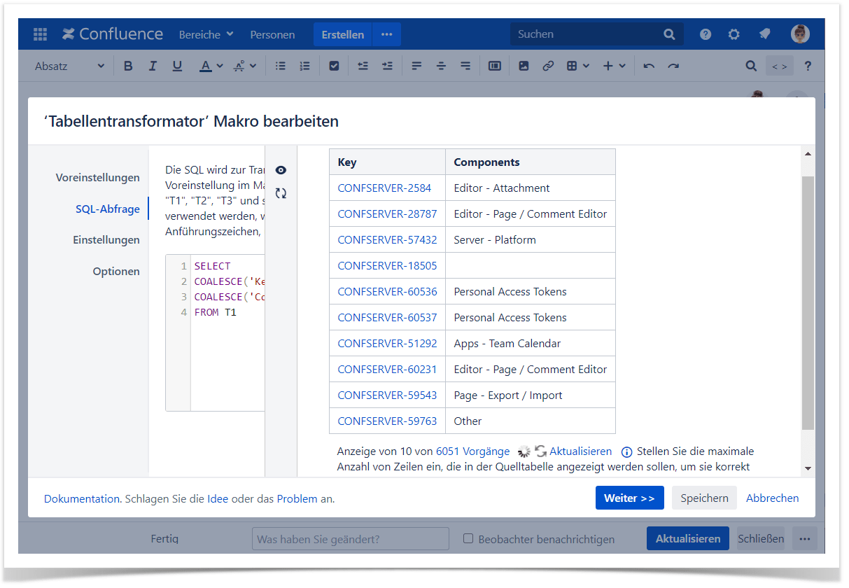Custom Transformation Use Cases With Advanced Sql Queries Stiltsoft Docs Table Filter And