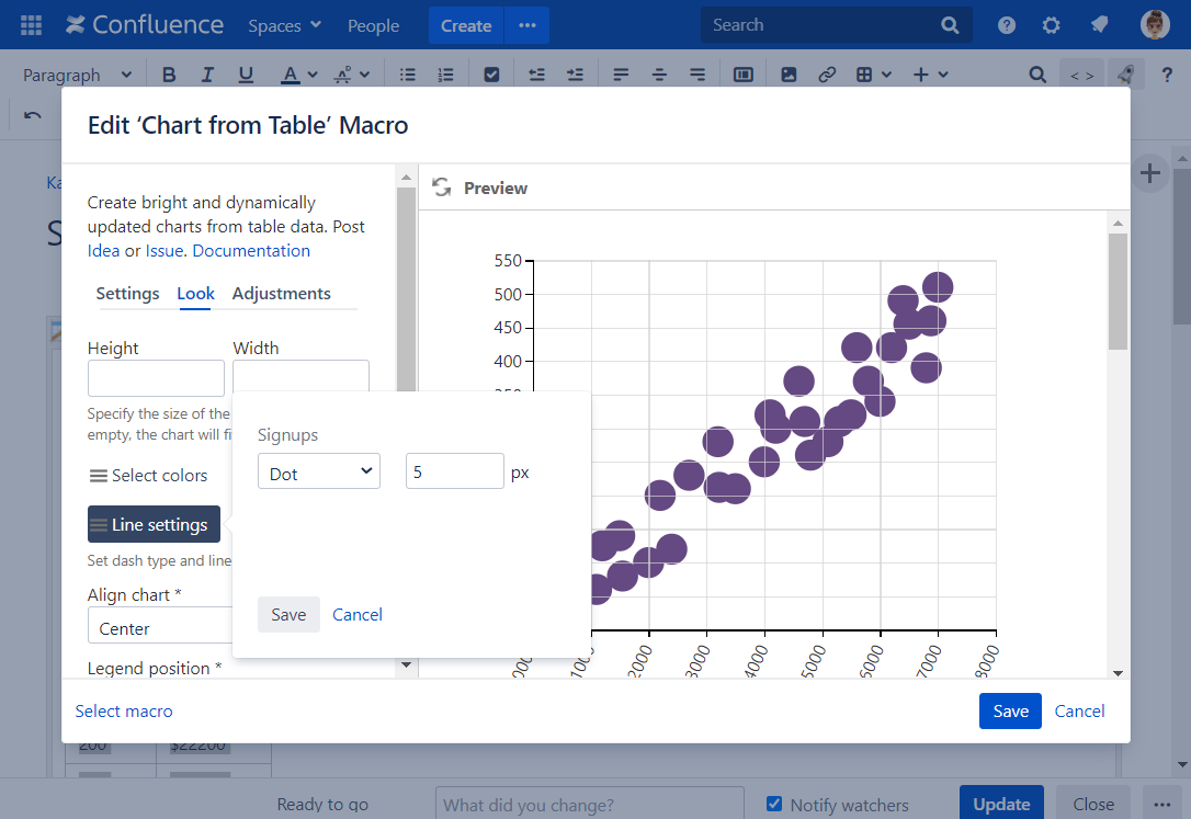 Scatter plot (use case) - StiltSoft Docs - Table Filter and Charts for ...