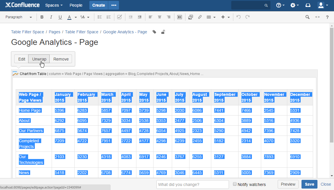 How to use Chart from Table macro - (OUTDATED) Table Filter and Charts ...