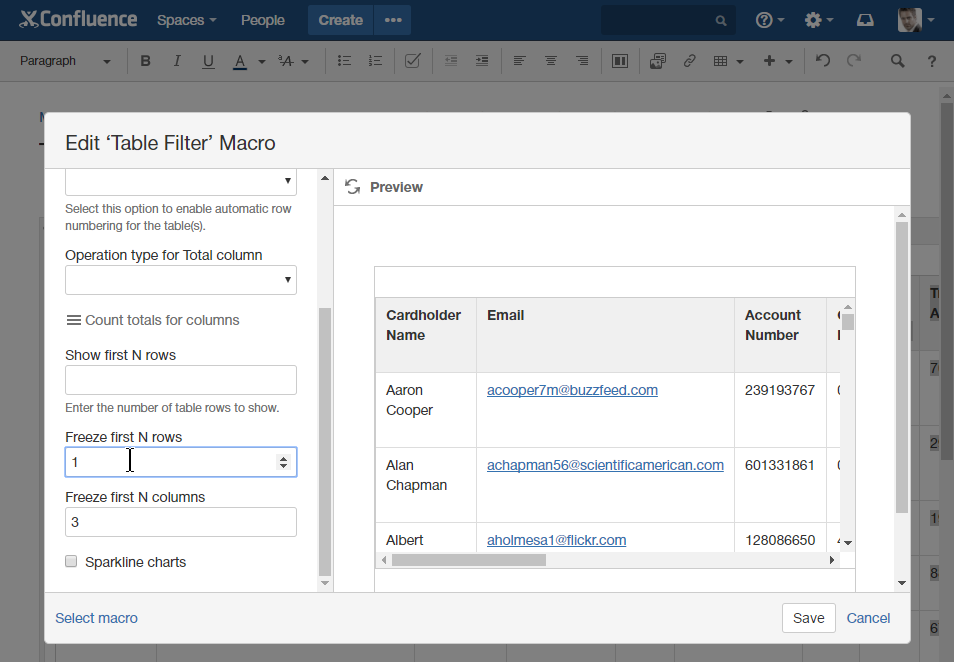 Managing Look of the Table and Filtration Pane - StiltSoft Docs - Table ...