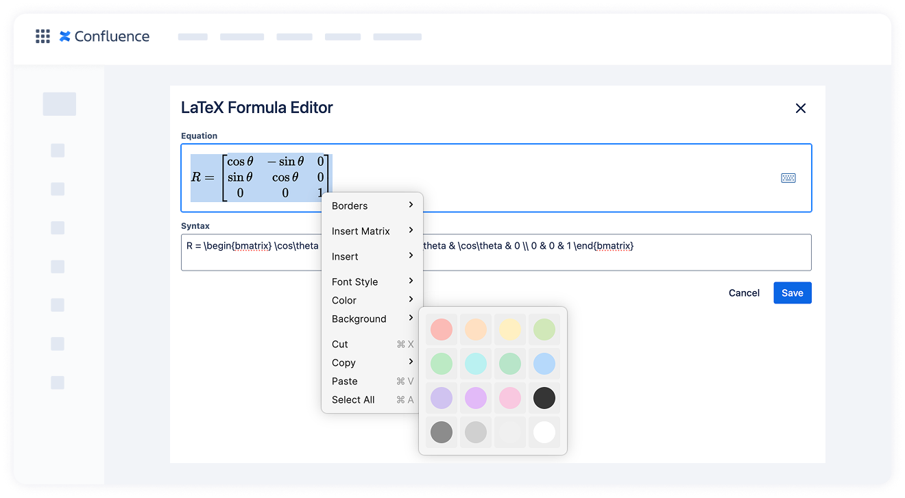 Customizing LaTeX Math Formatting