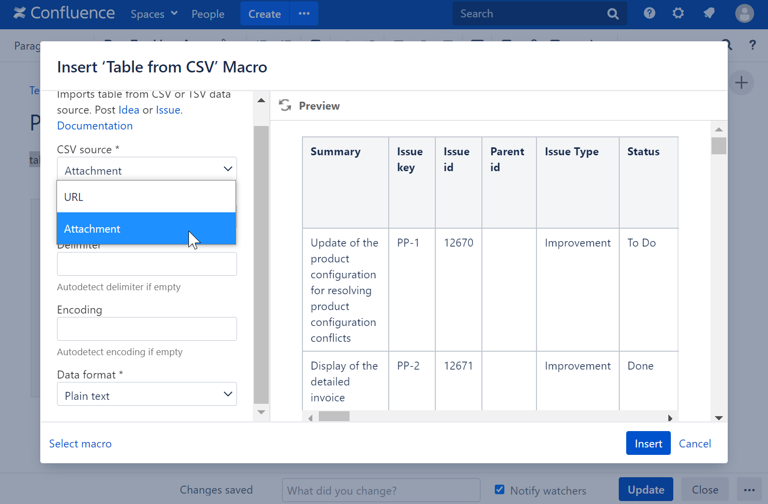 How To Use Table From Csv Macro