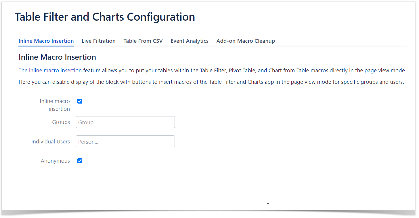 How to insert and remove macros